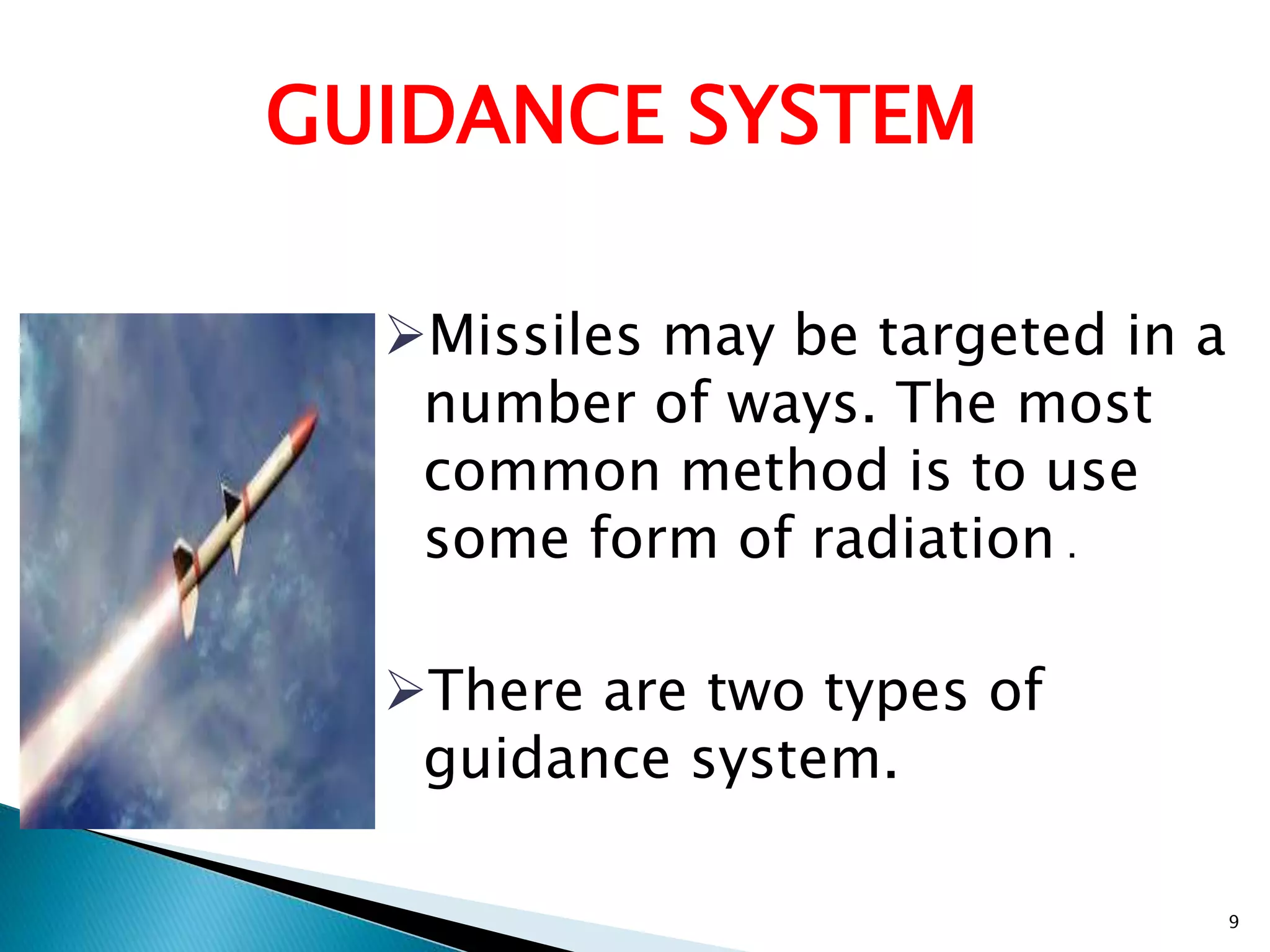 Presentation ON MISSILES AND ITS CLASSIFICATION | PPTX