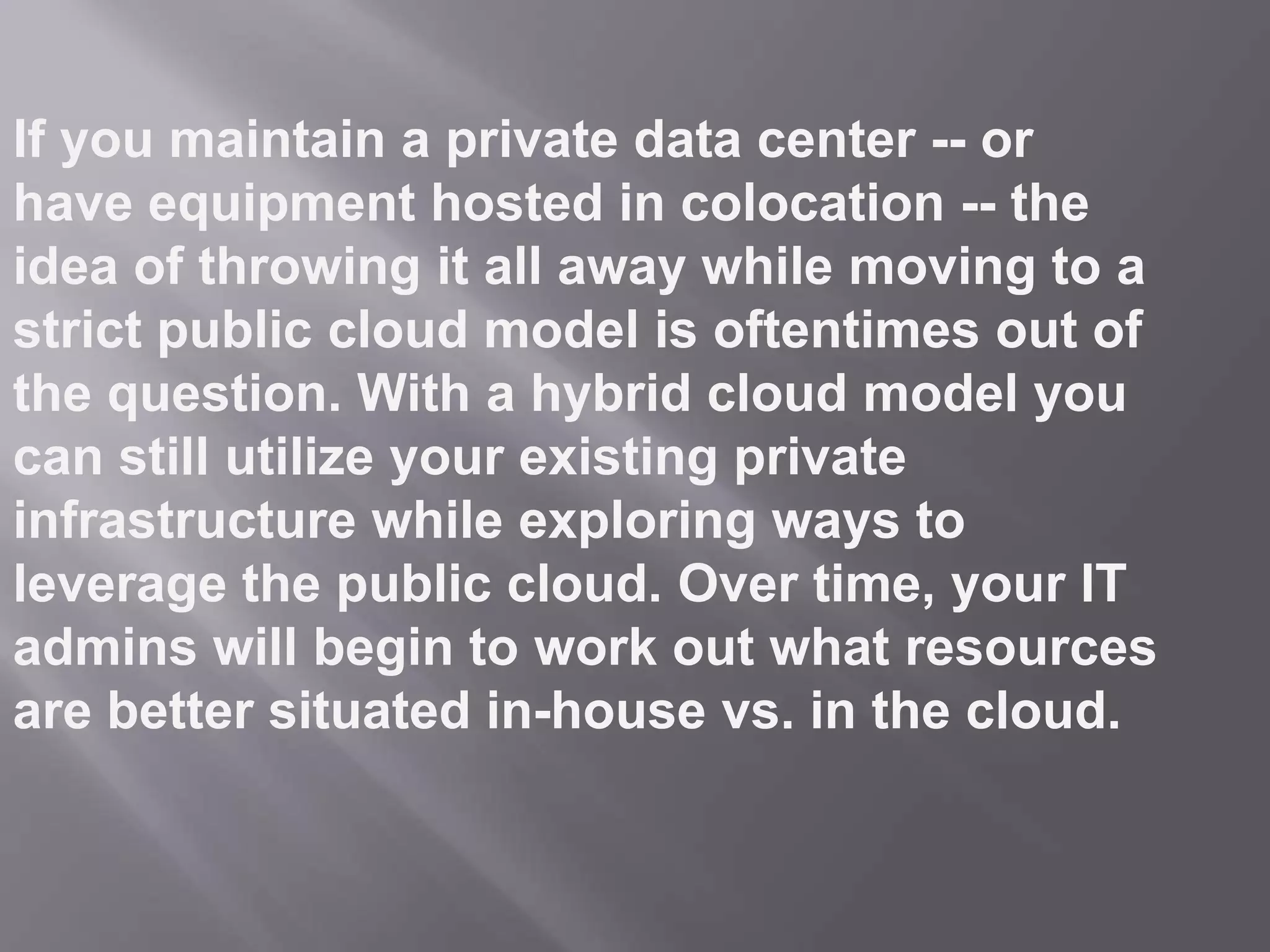 5 BENEFITS OF HYBRID CLOUD | PPTX