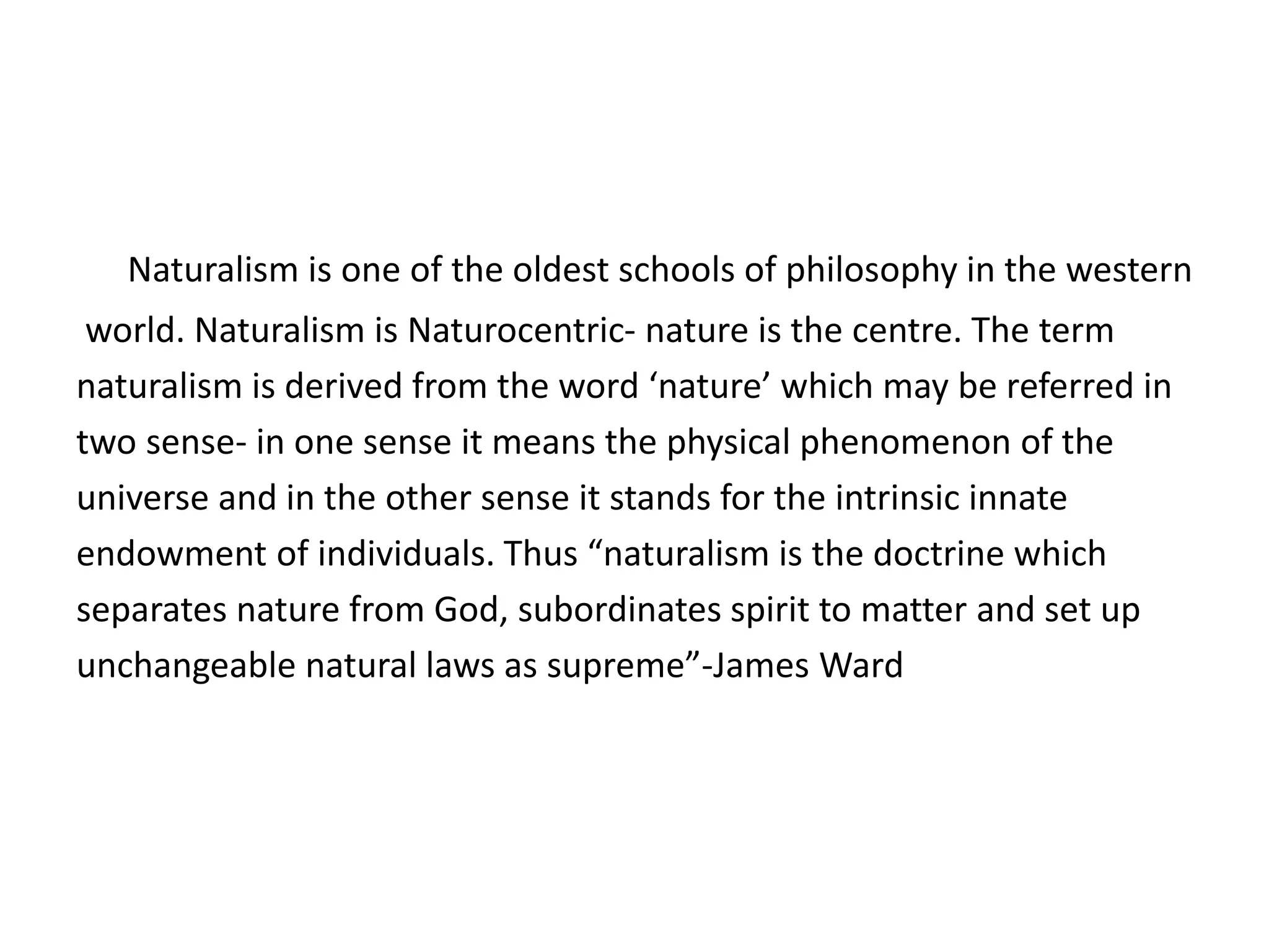 NATURALISM | PPTX