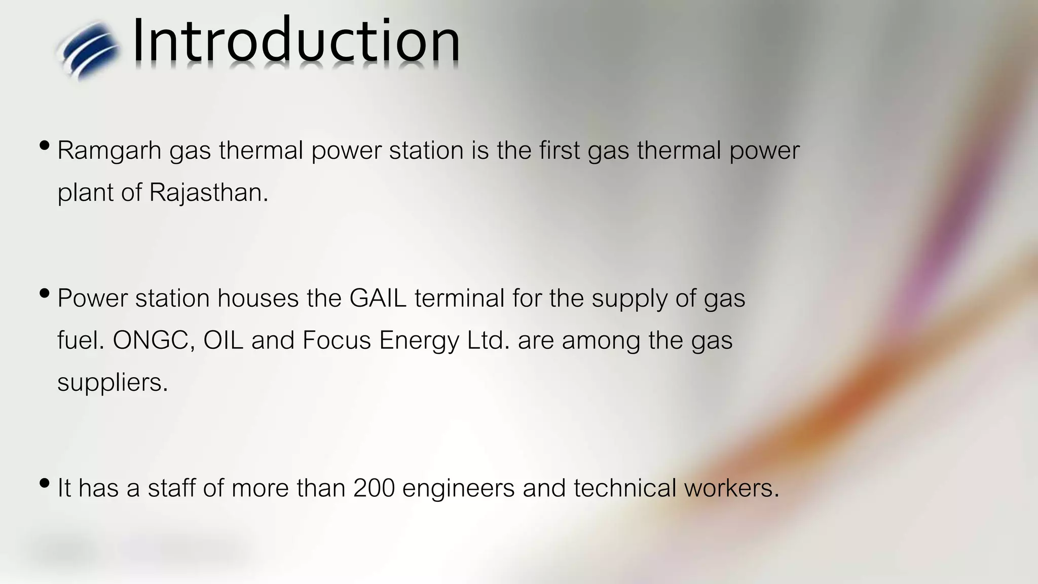 Ramgarh Gas Power Plant, Jaisalmer | PPTX