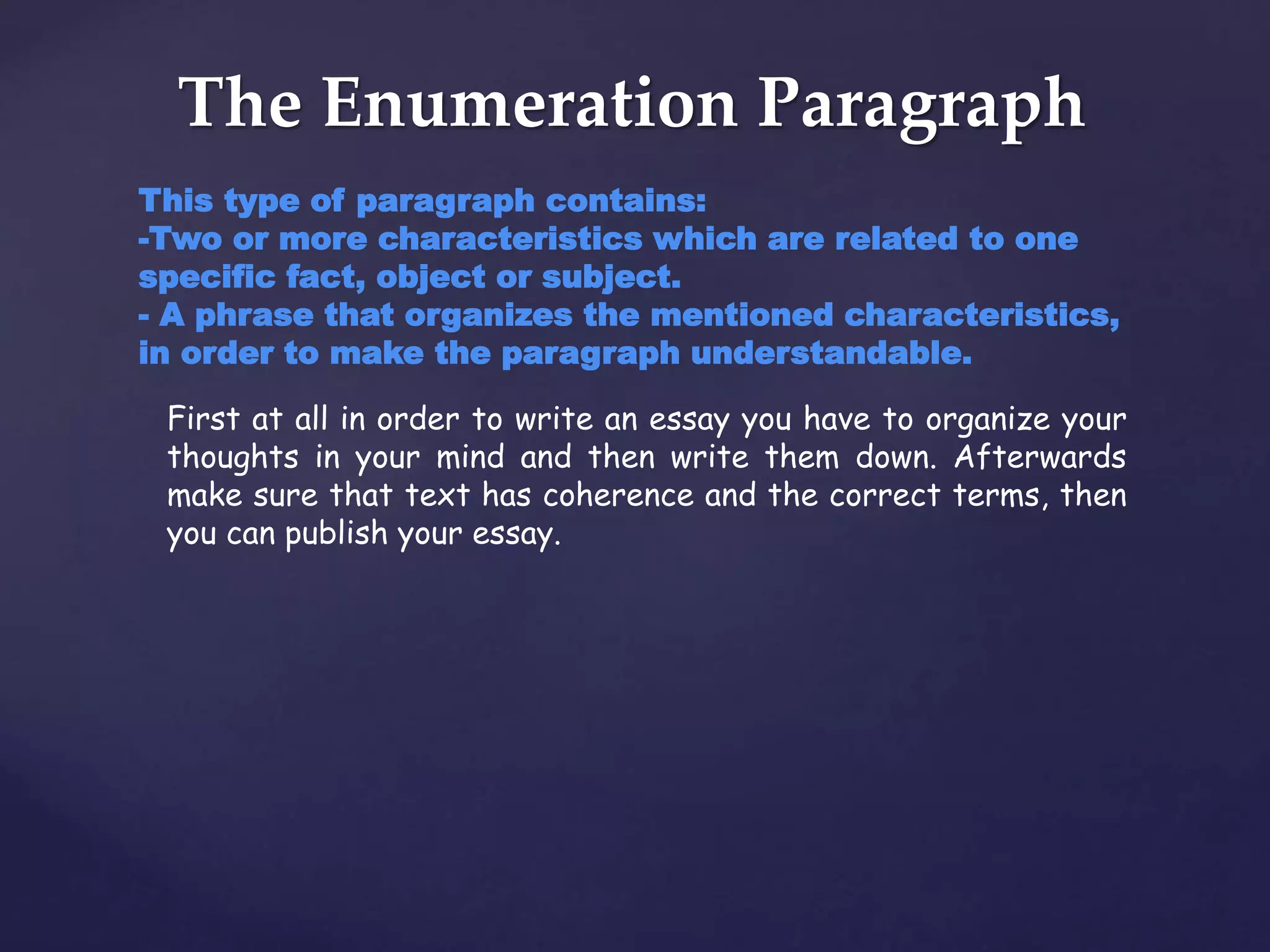 Types of Paragraph | PPTX