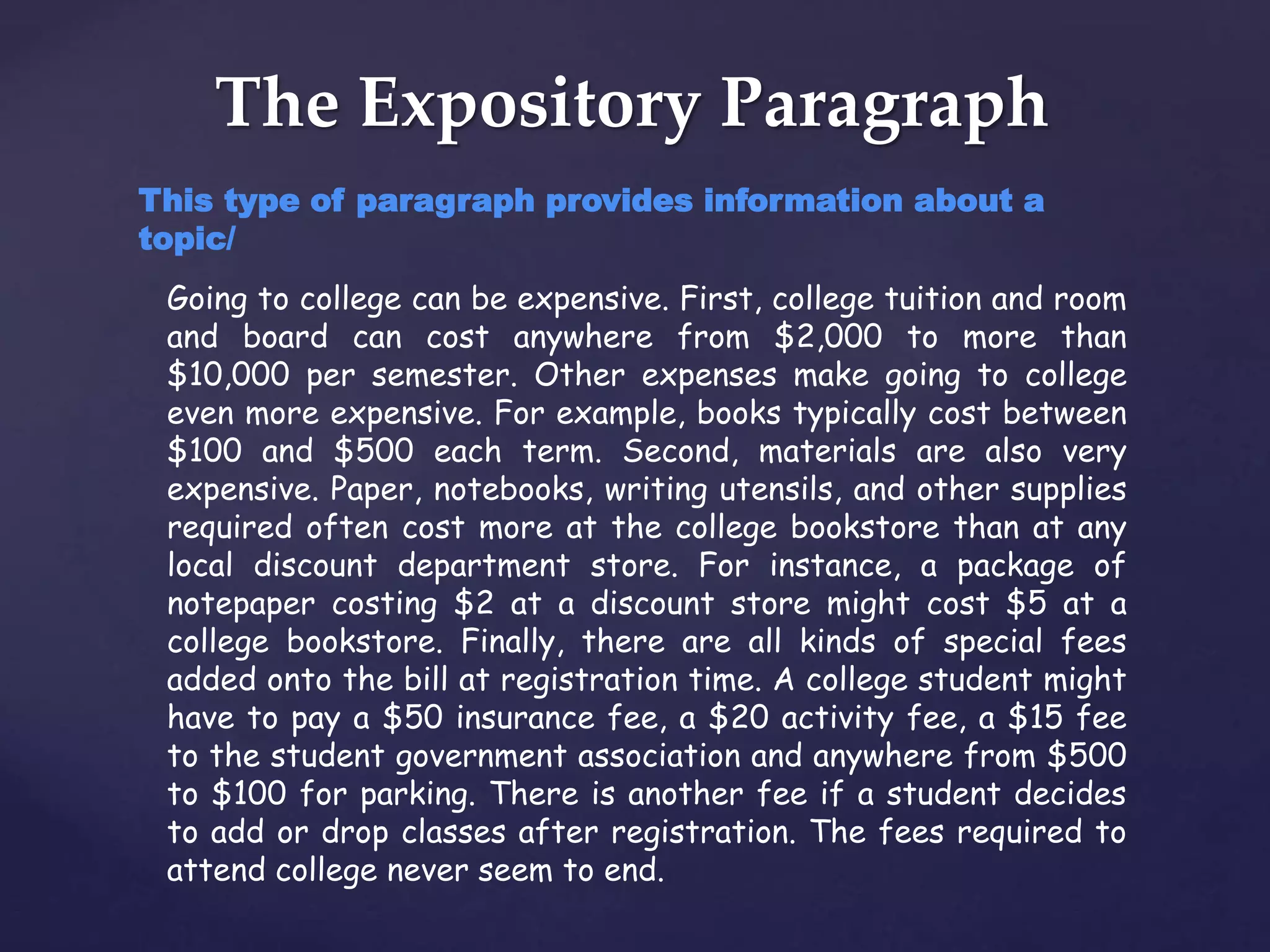 Types of Paragraph | PPTX