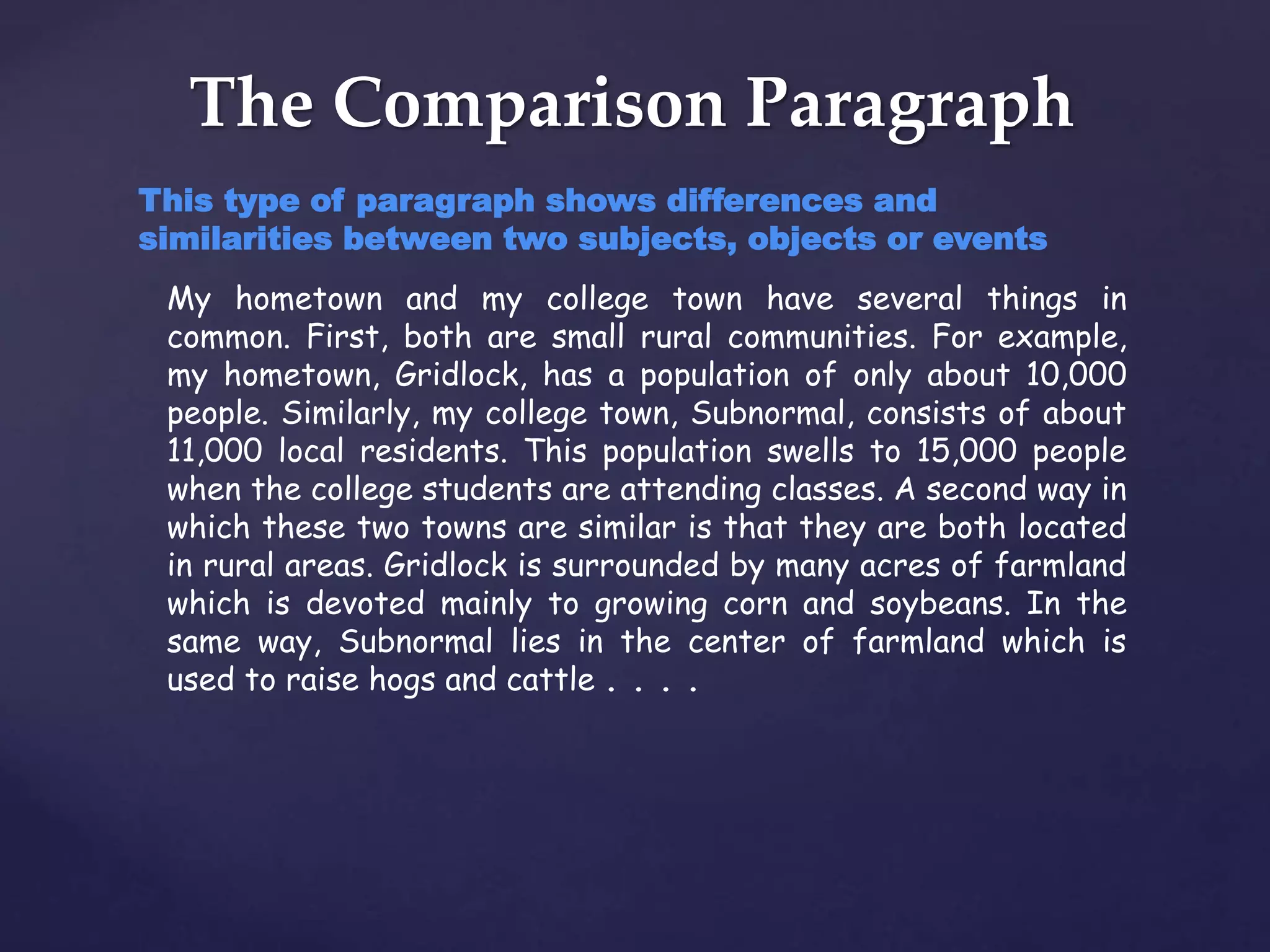 Types of Paragraph | PPTX