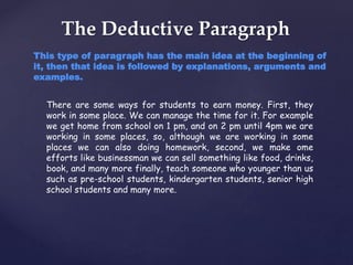 Types of Paragraph | PPTX