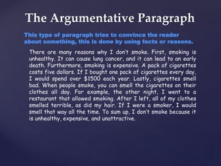 Types of Paragraph | PPTX