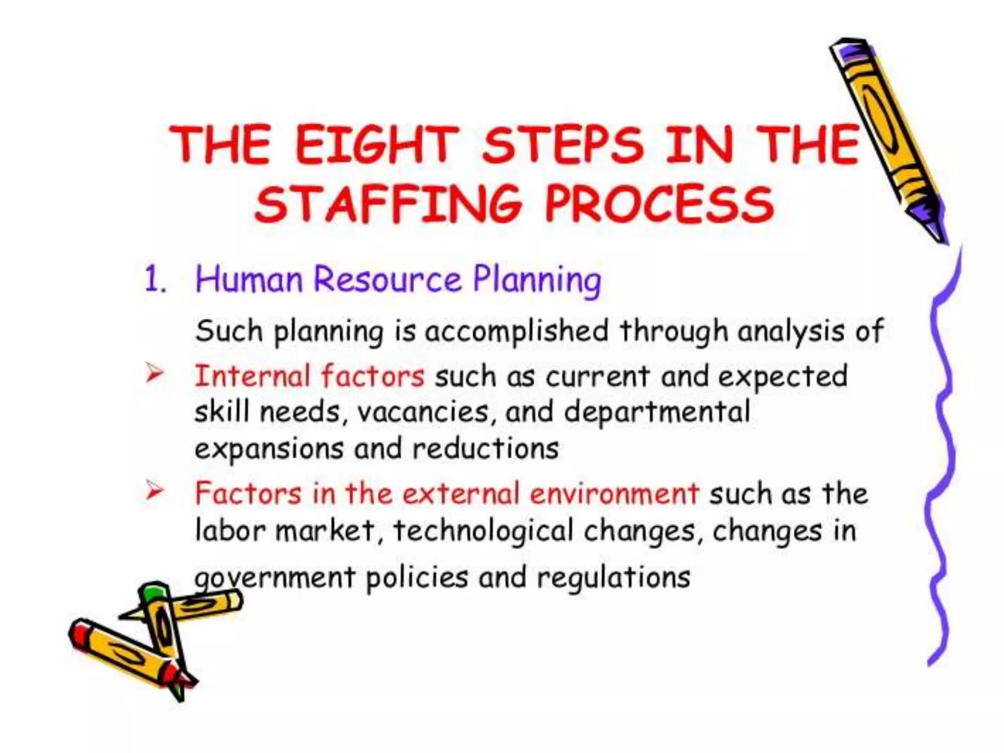 staffing steps | PPTX