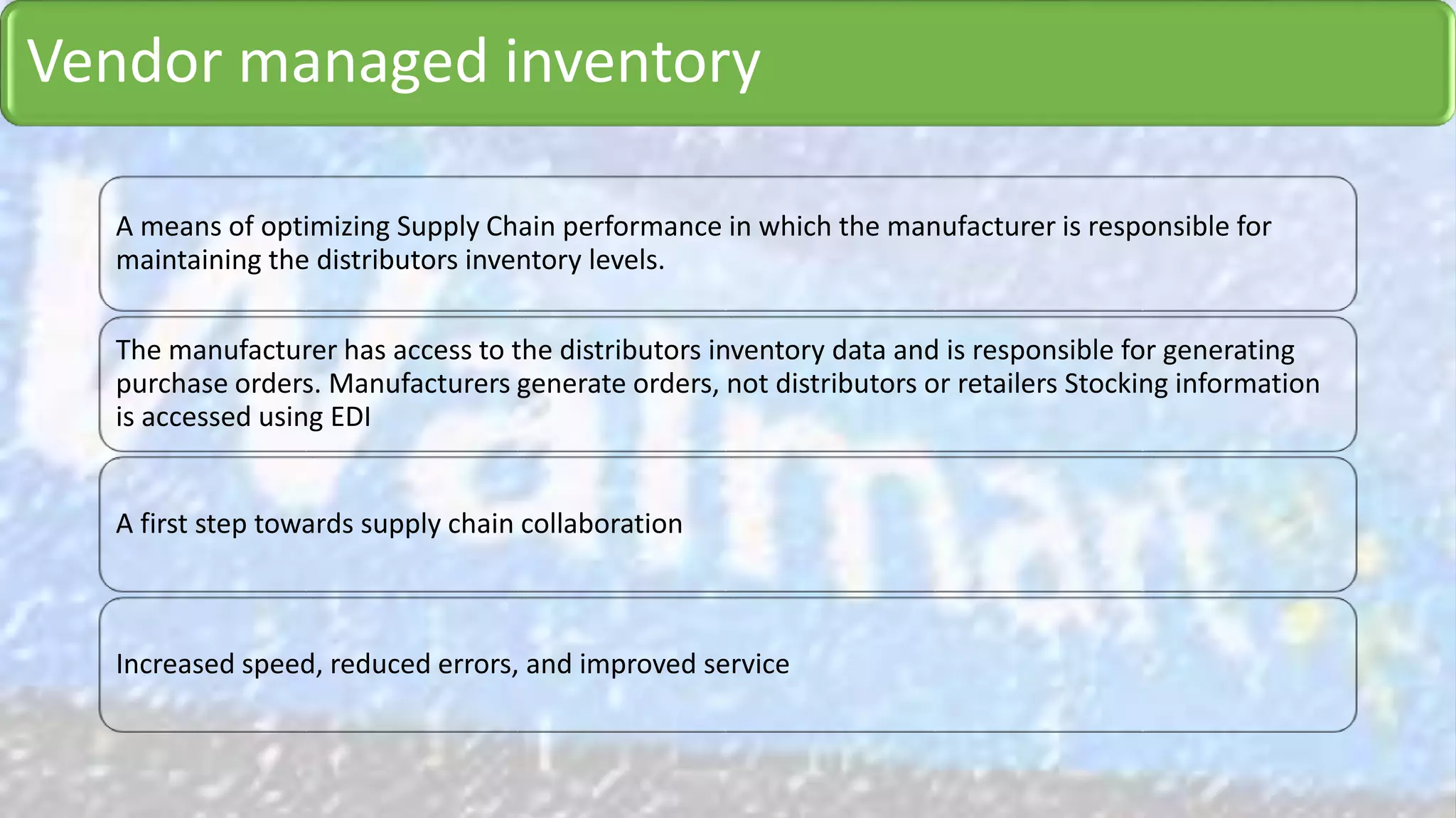 Walmart Supply Chain Management ( Case study) | PPTX