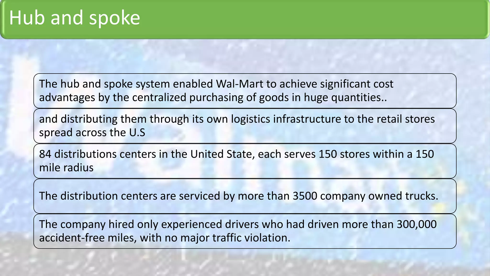 Walmart Supply Chain Management ( Case study) | PPTX