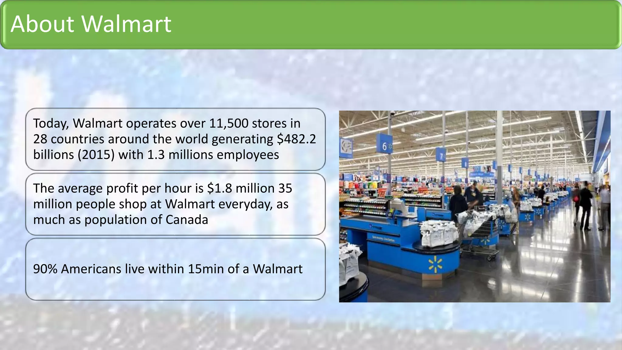 Walmart Supply Chain Management ( Case study) | PPTX