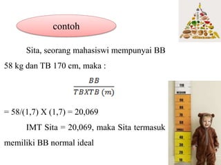 kebutuhan dan penilaian gizi | PPT