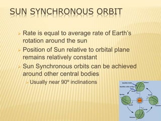 DESIGN OF GEOSYNCHRONOUS AND SUN SYNCHRONOUS ORBIT | PPT