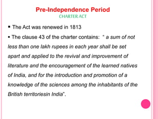 Historical development of English in India | PPTX