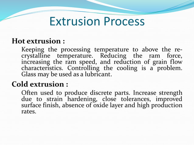 Multi Channel copper extrusion process | PPTX | Physics | Science