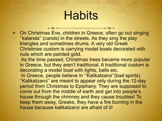 christmas in greece | PPTX