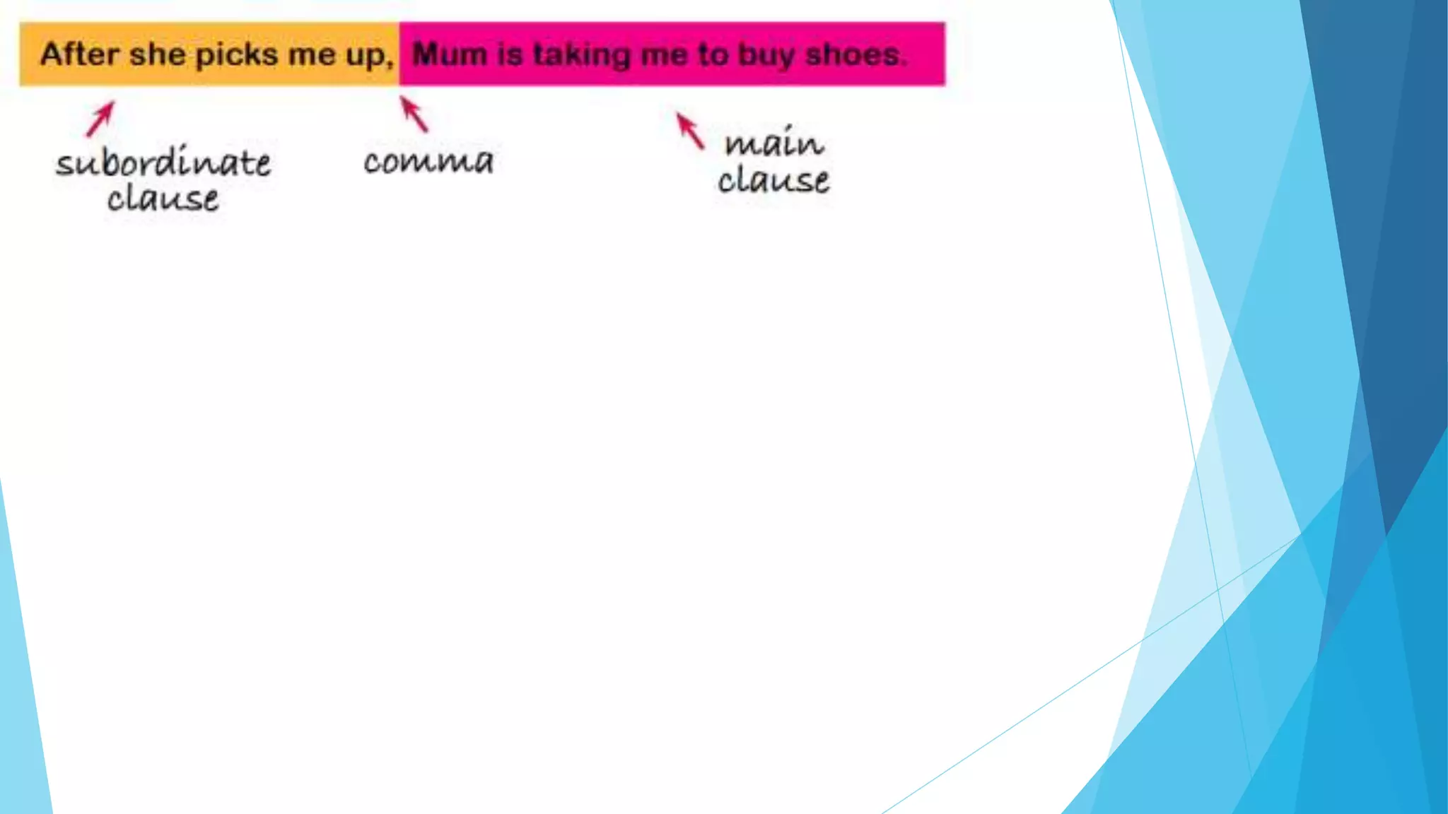 main & subordinate clauses | PPTX