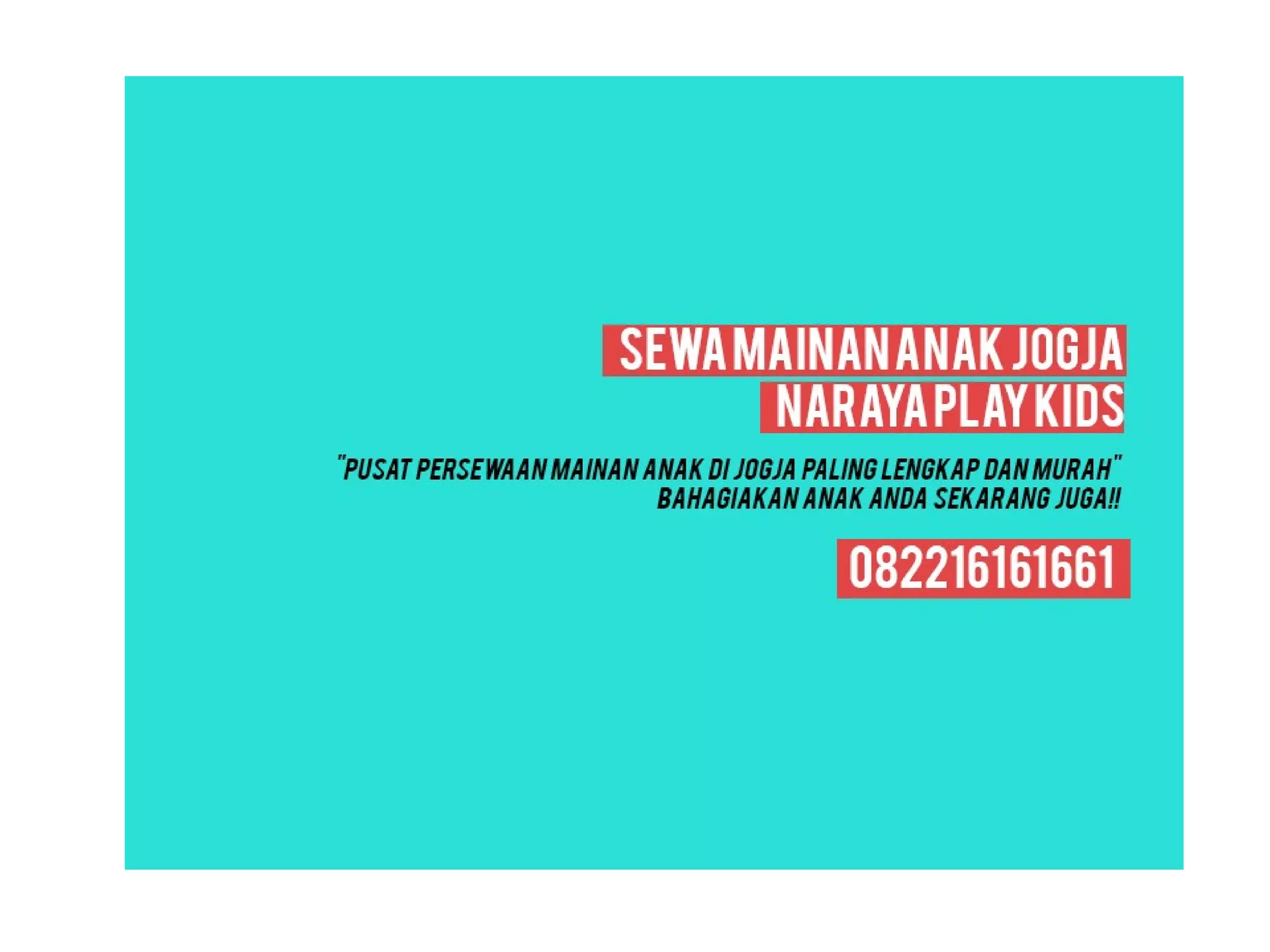 sewa mainan anak jogja | PPT