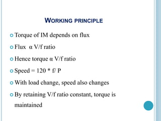 design of VFD for speed control in single phase induction motor | PPTX ...