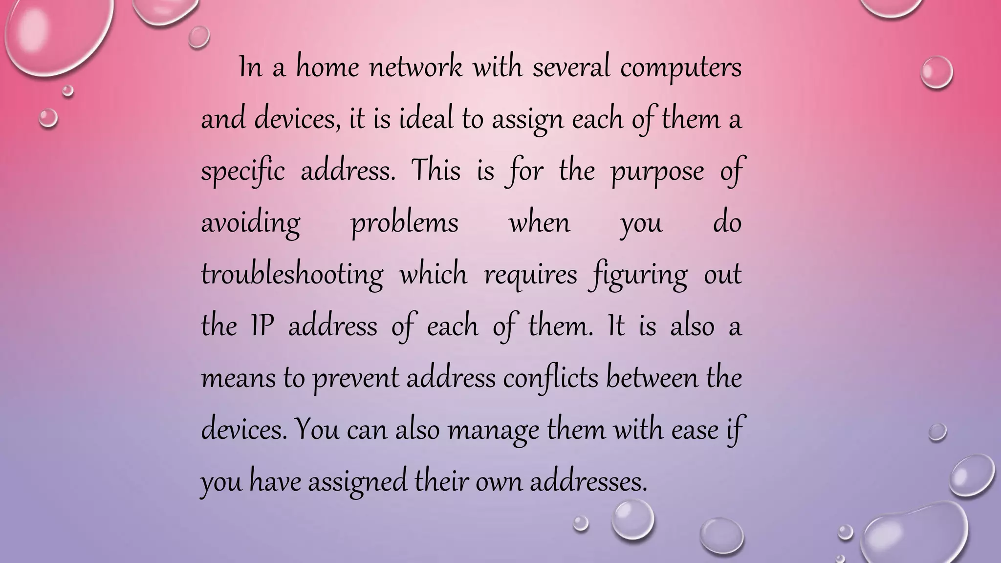 Assigning A Static Ip Address Pptx Computer Networking Computing