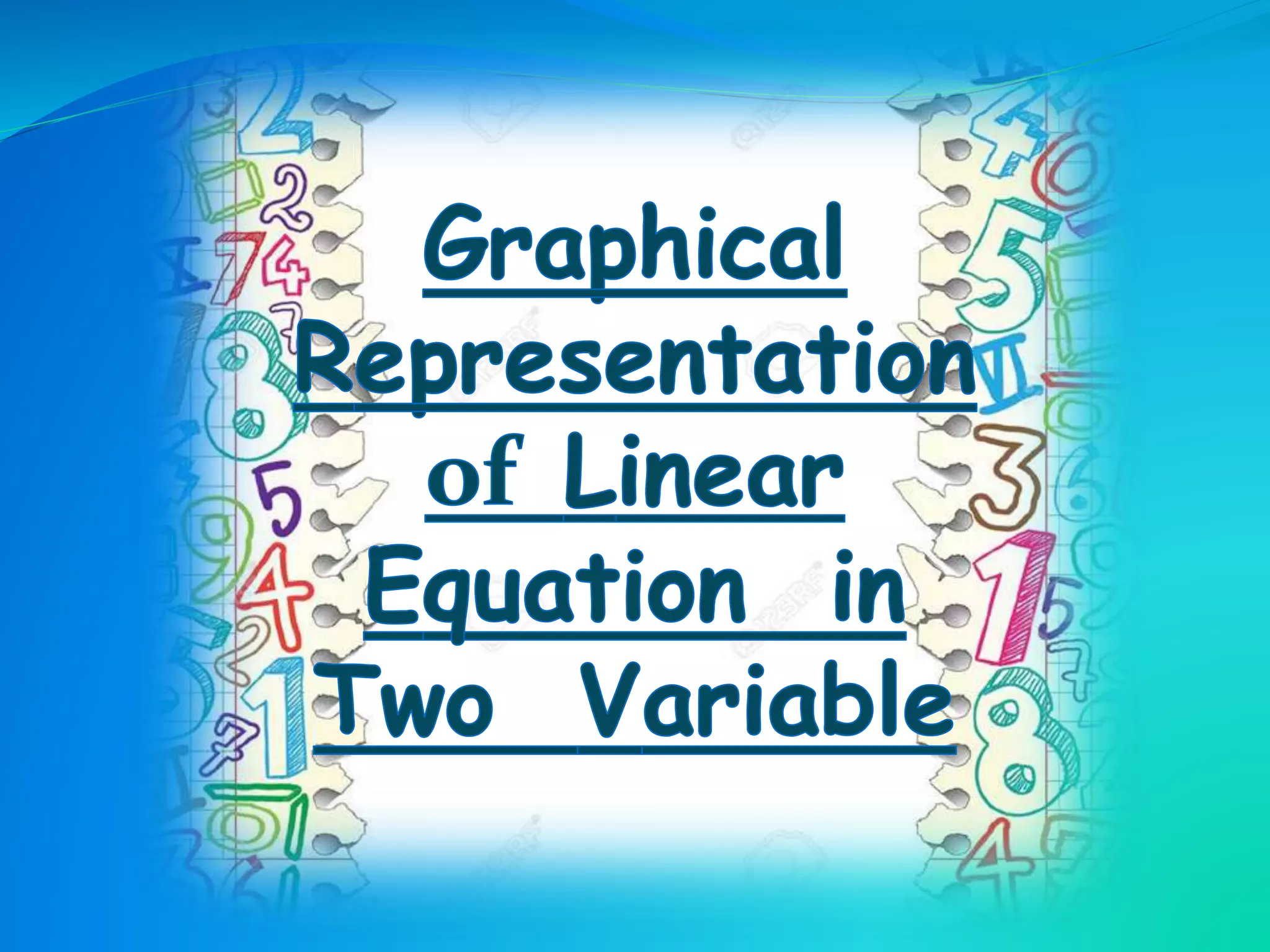 LINEAR EQUATION IN TWO VARIABLES | PPTX