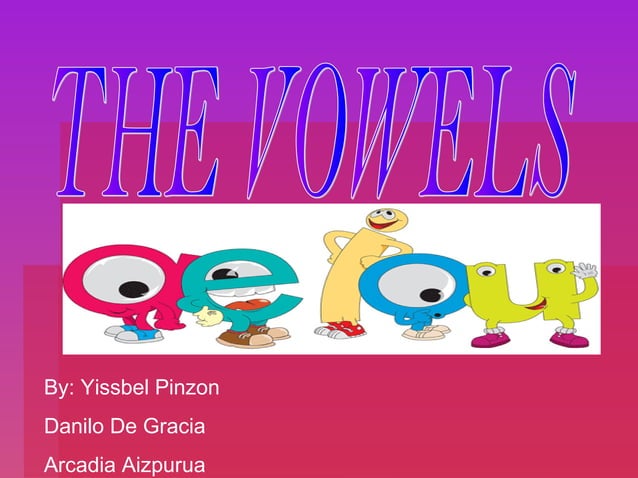 the vowels | PPT