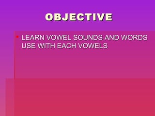 the vowels | PPT