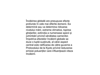 Presentation1 INCALZIREA GLOBALA | PPT