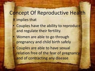 Reproductive Health | PPTX