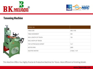 Manufacturer of Chisel Mortising Machine | PPTX