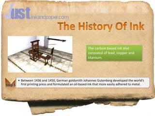 Hisstory of ink | PPTX