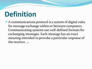 Network protocol | PPT
