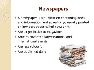 newspaper in education | PPTX