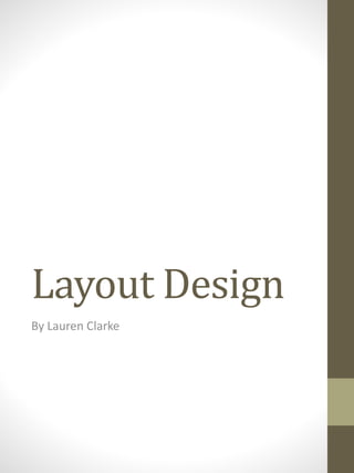 Magazine Layout Design | PPTX