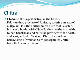 community development in chitral | PPTX