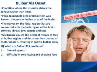 ALS (Amytropic Lateral Sclerosis) | PPTX