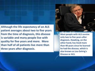ALS (Amytropic Lateral Sclerosis) | PPTX