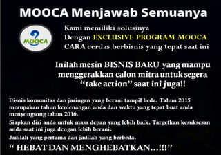 MOOCA EXCLUSIVE PROGRAM | PPTX
