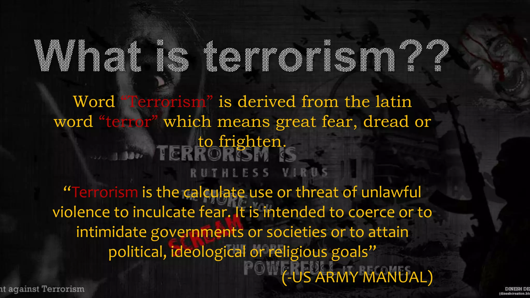 Terrorism | PPT