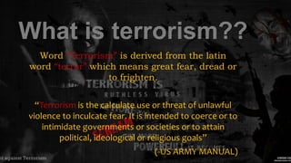 Terrorism | PPT