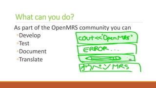 OpenMRS Presentation | PPTX