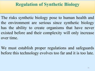 Synthetic Biology | PPTX