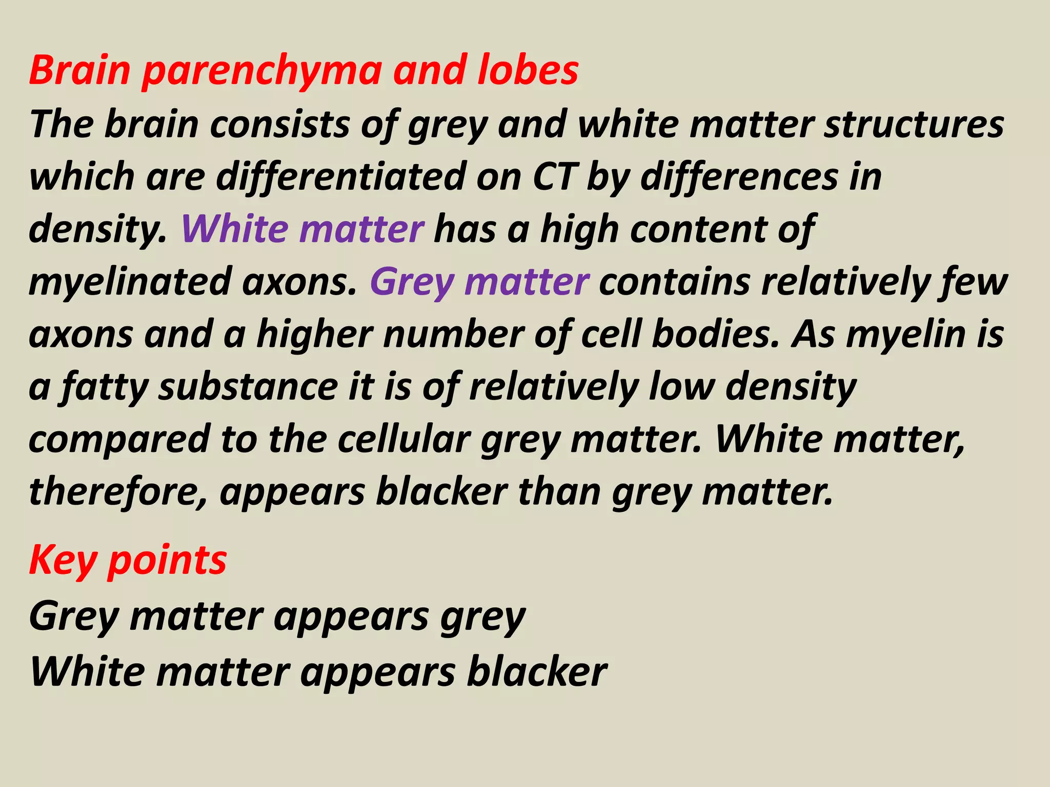 Presentation1.pptx, radiological anatomy of the brain. | PPTX