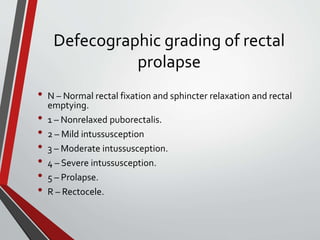 RECTAL PROLAPSE | PPTX