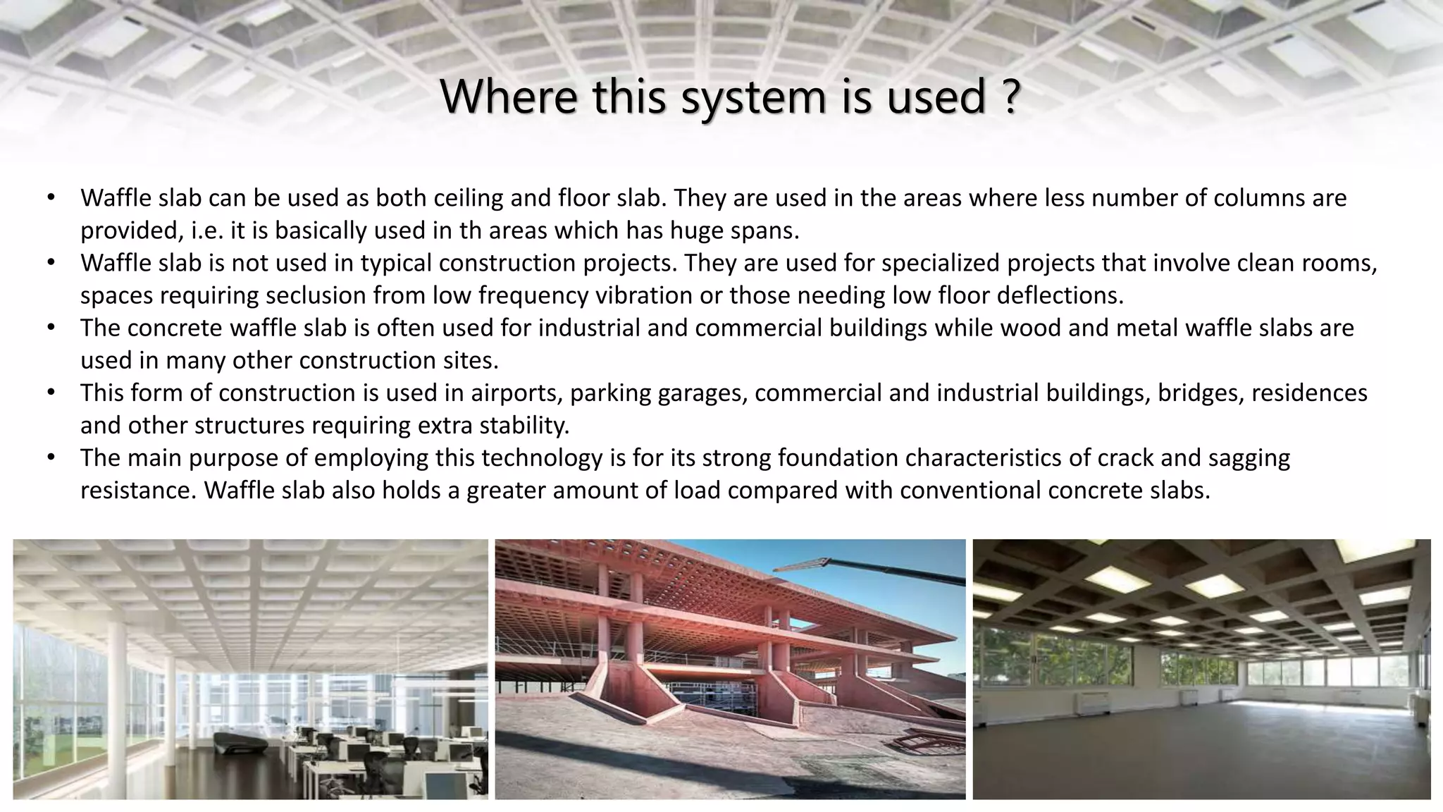 Flat Grid / Waffle Slab | PPTX