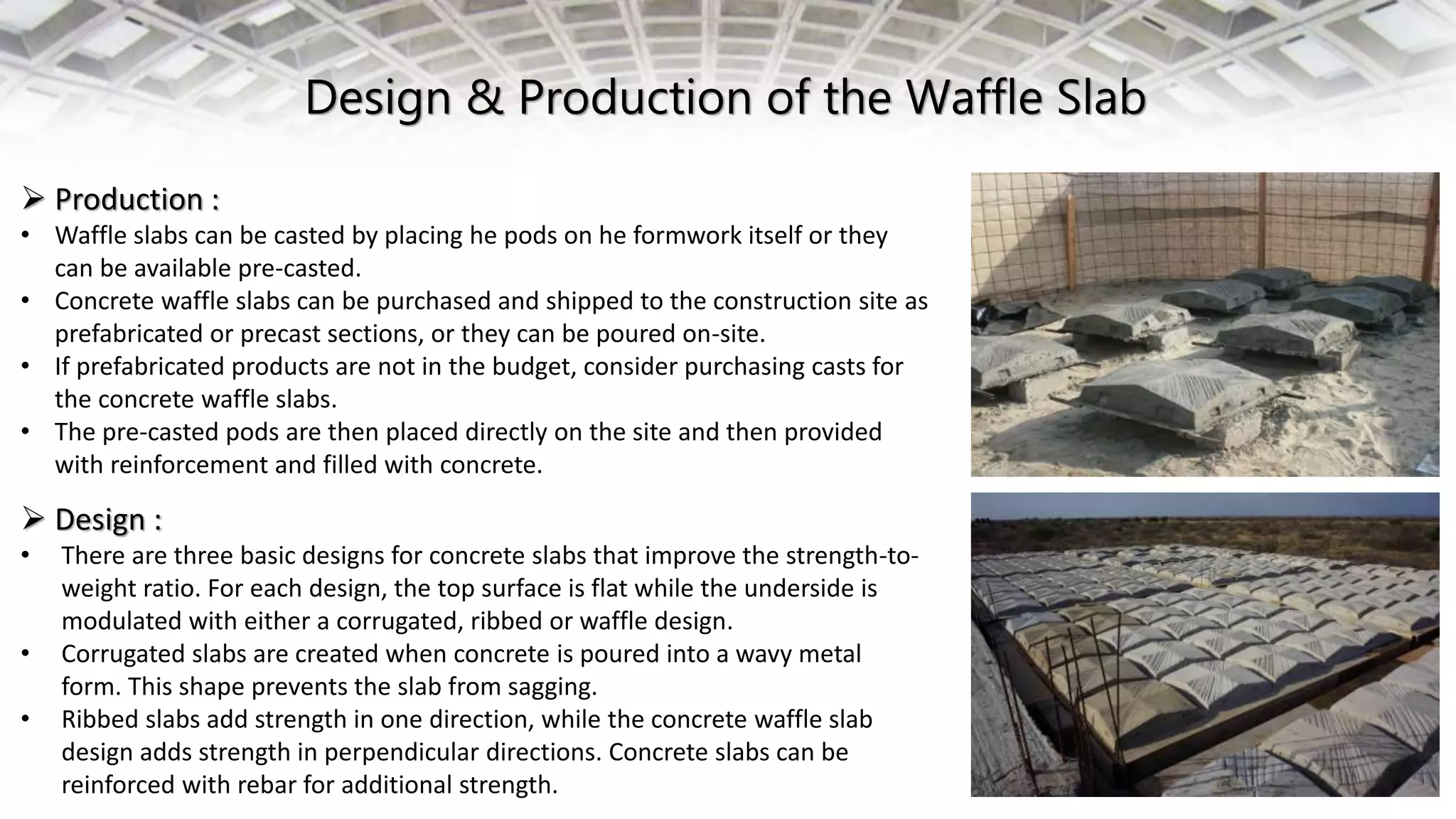 Flat Grid / Waffle Slab | PPTX