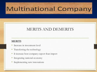 multinational company | PPT