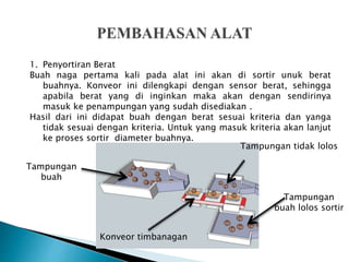 Presentation1-PERANCANGAN MESIN SORTING BUAH NAGA DENGAN KRITERIA ...