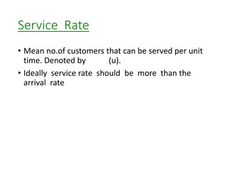 queuing theory/ waiting line theory | PPTX