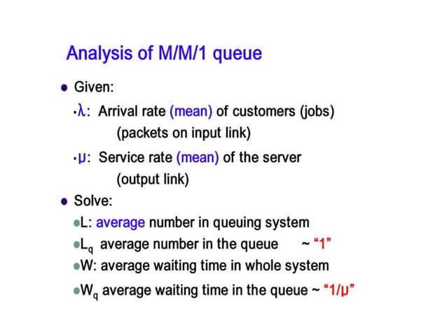 queuing theory/ waiting line theory | PPTX