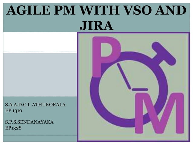 VSO & JIRA Project Management Tool | PPT
