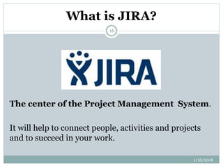 VSO & JIRA Project Management Tool | PPTX